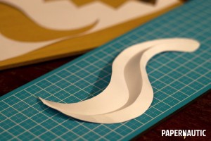 Making a Paper Relief Sculpture as Milestone - Papernautic